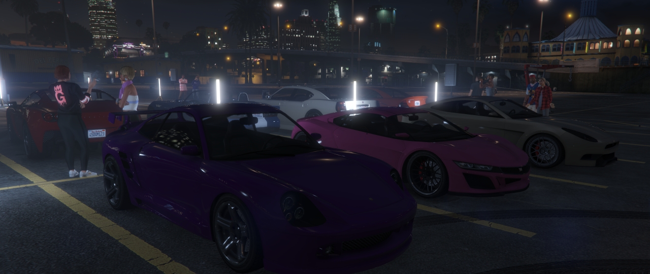 Car meets on FiveM
