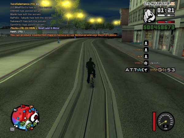 returns to the samp game