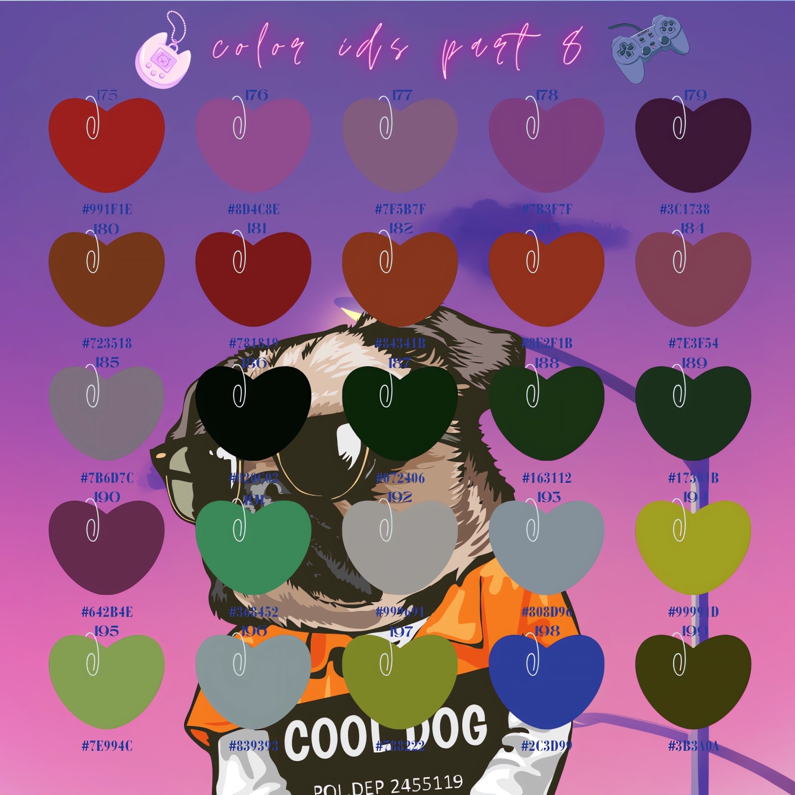 colors , p. 8 175 to 199