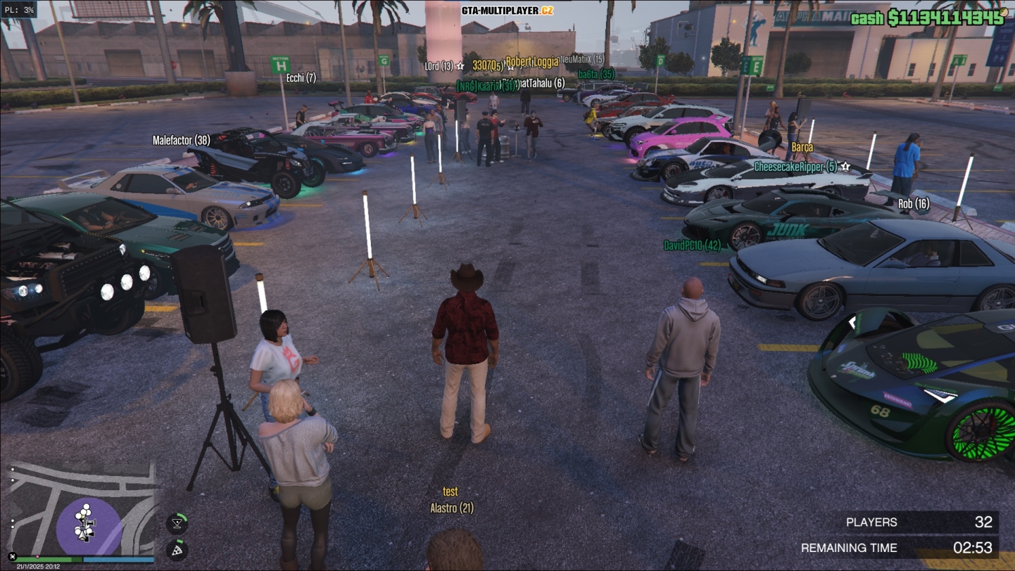 R3dfield - Biggest FiveM 2 Car meet 21/01/2025