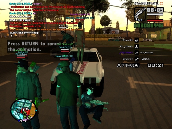 relax with gang members at dawn