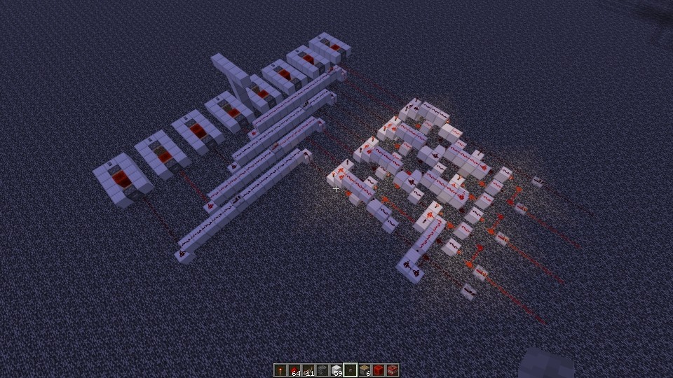 4 bit Minecraft CPU