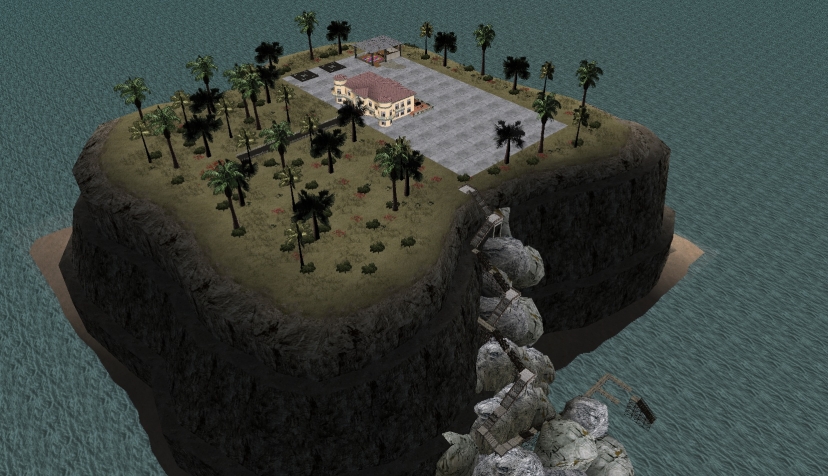 Making an island in map editor