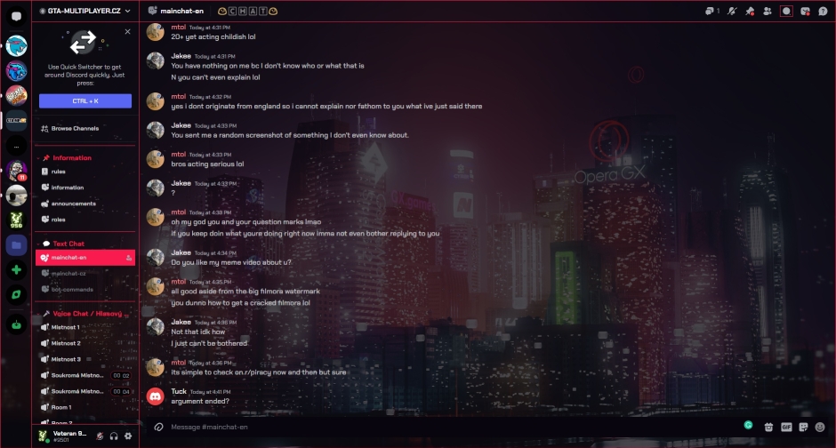 Discord... But In Opera GX