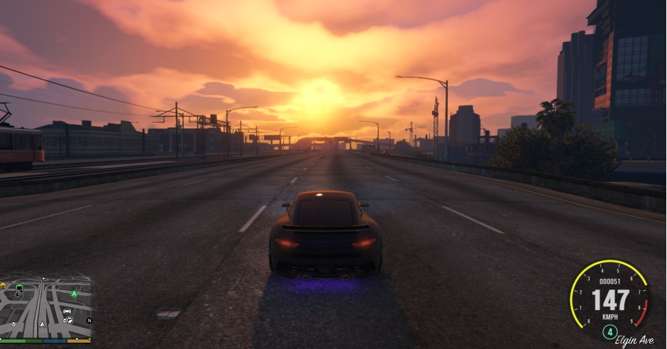 Sunset in FiveM