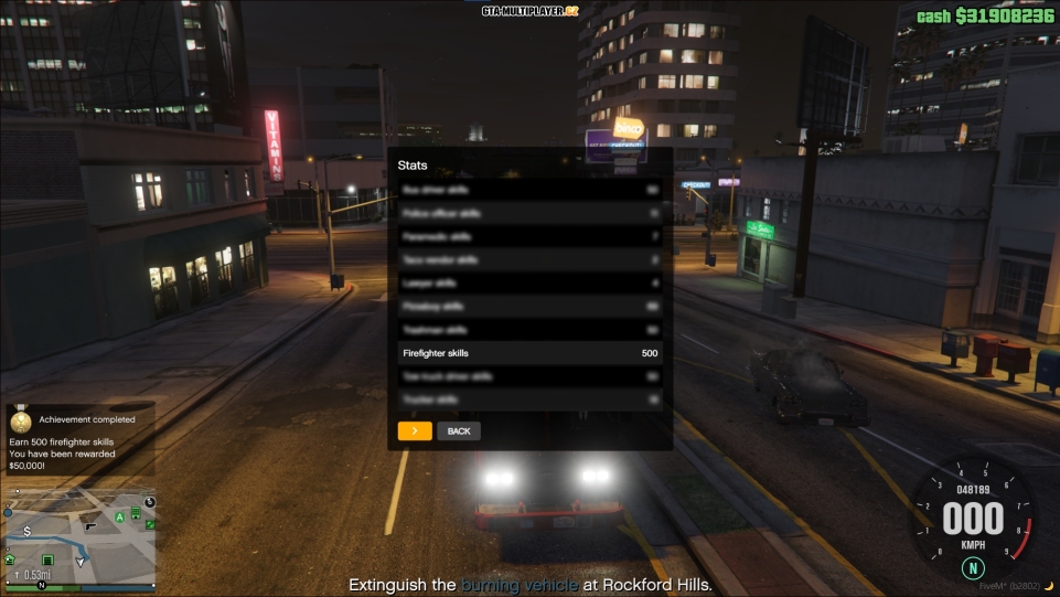 R3dfield - 500 Firefighter skills (FiveM)