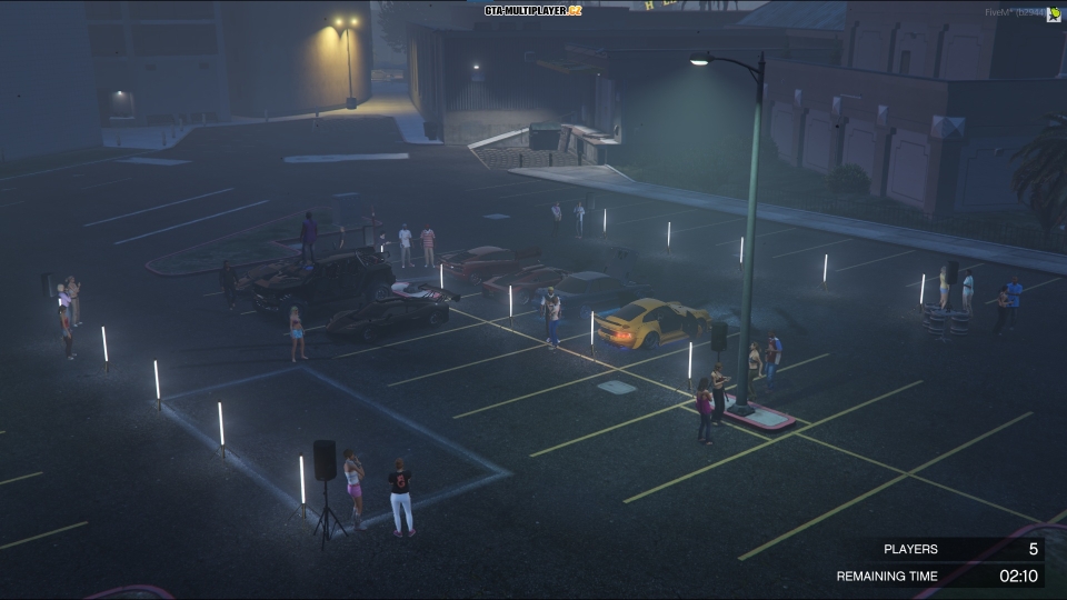 First car meet on FiveM 2 server