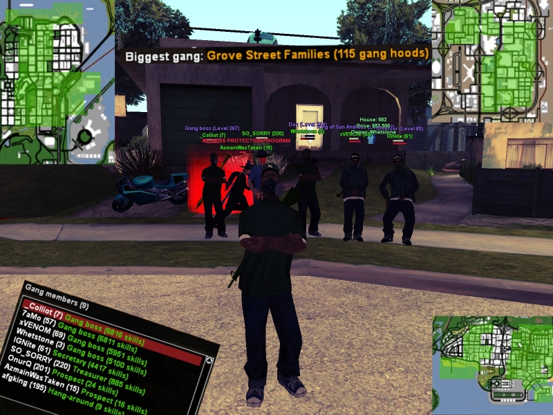 Grove Street Families got all the map