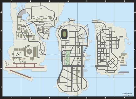 GTA III Map