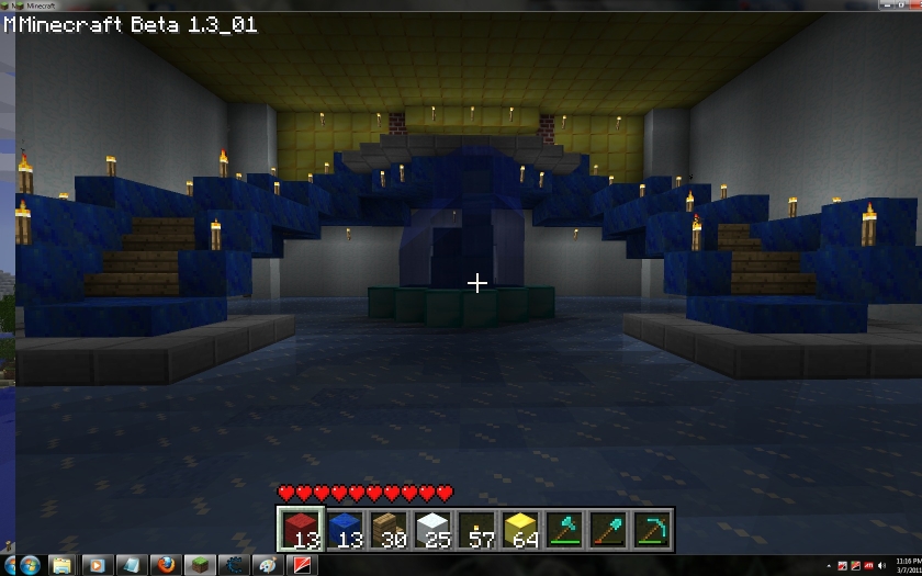 MINECRAFT Snow Castle lobby