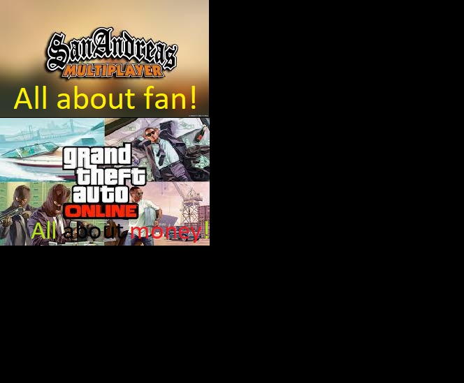 GTA SAMP VS GTA ONLINE