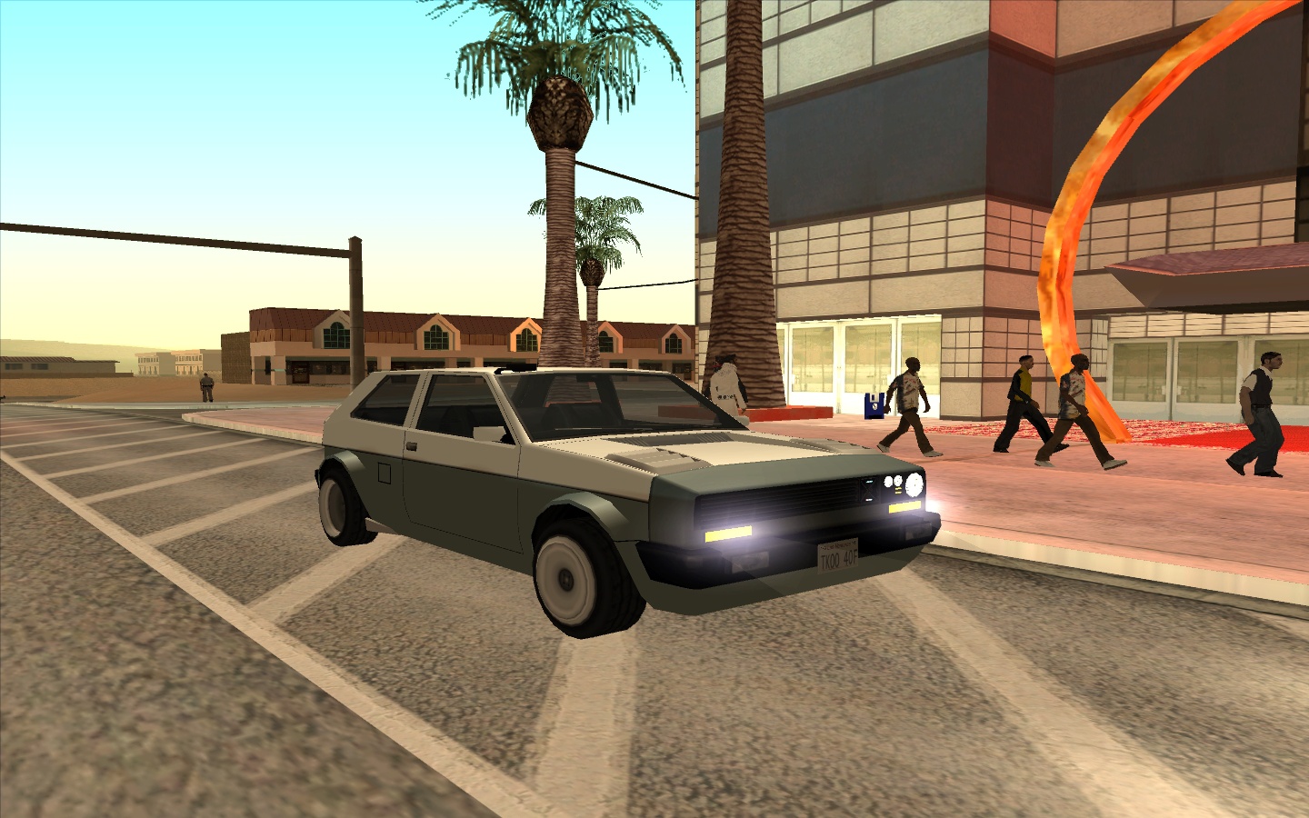 Cyberpunk 2077 but extremly low graphics