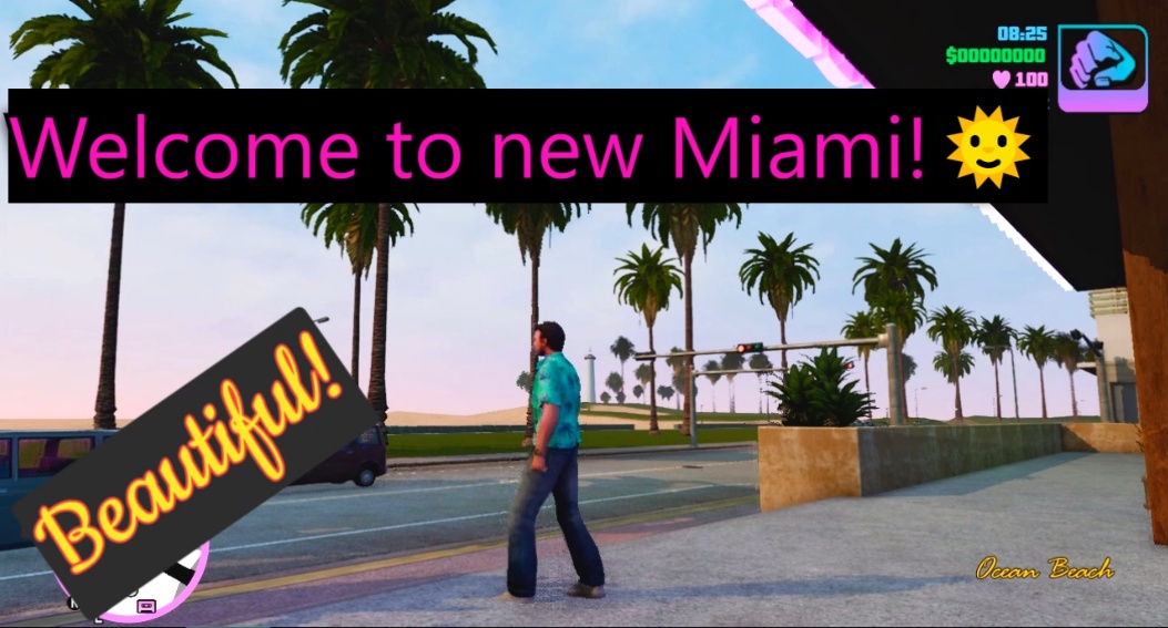 Welcome to New Miami! GTA : Vice City Definitive Edition #1