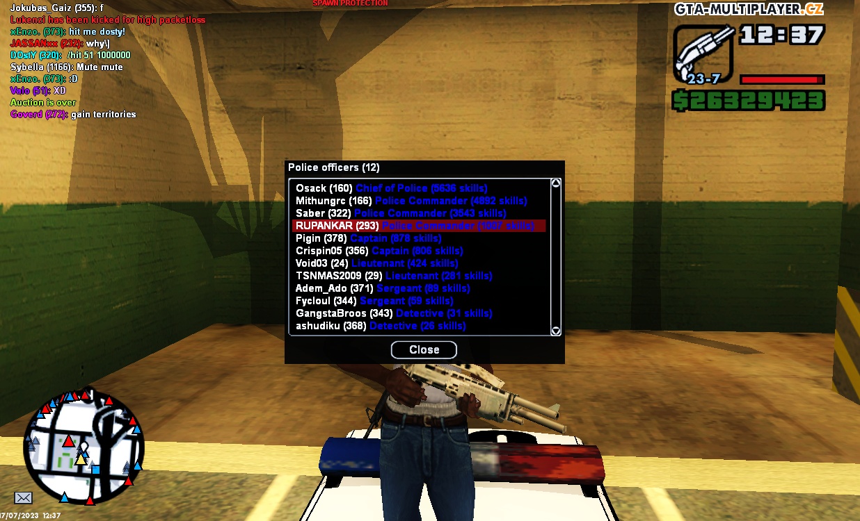 Finally Commander of Police