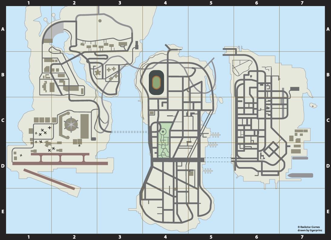 GTA III Map