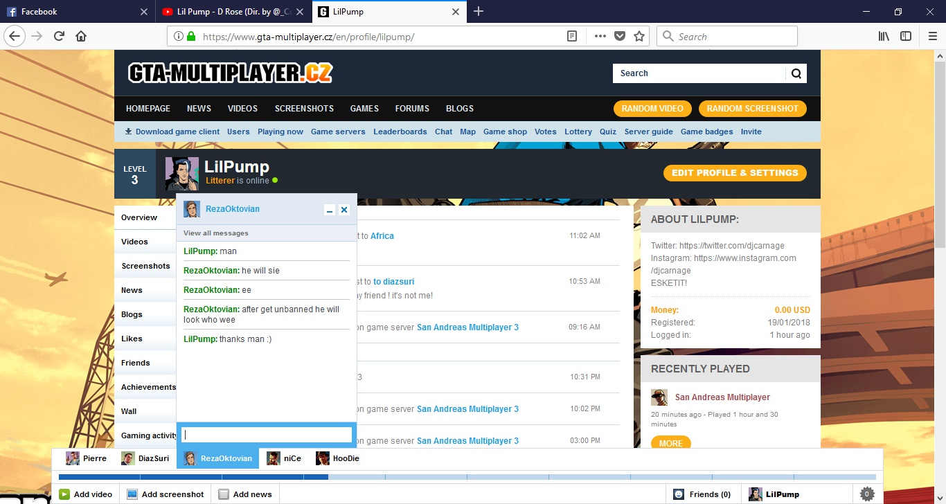 he is roydc, me yes i'm not him lol diaz