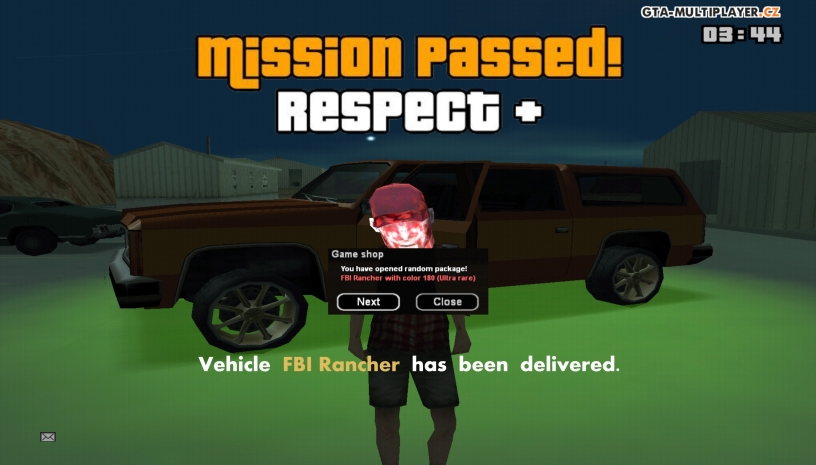 Halloween FBI Rancher has been delivered