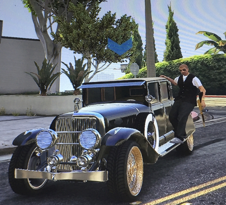 Peaky Blinders Pose With My Mafia Car